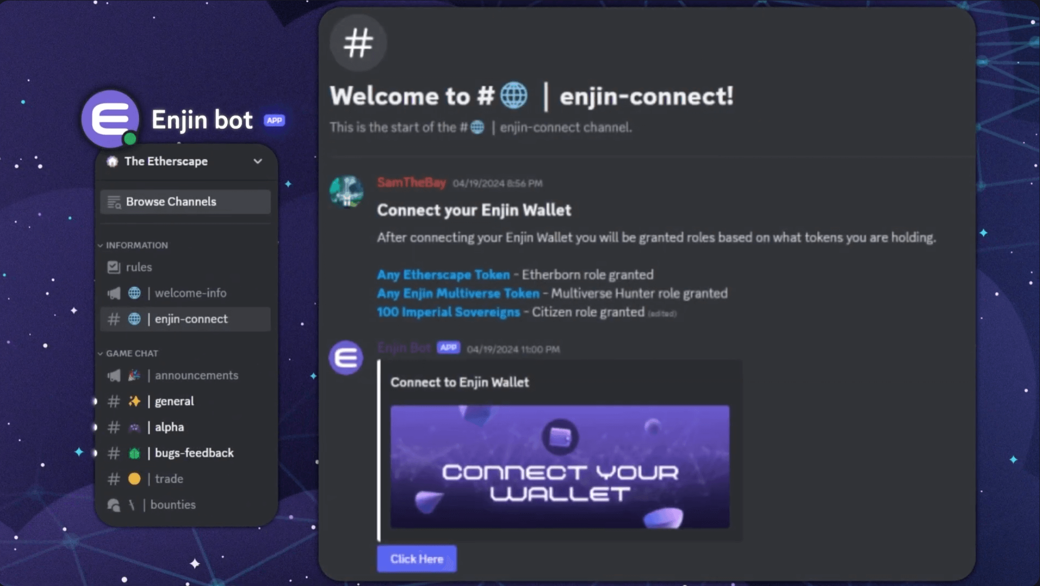 Say Hello to Enjin Discord Bot, Providing Instant Social Utility for NFTs via Discord | Enjin Blog